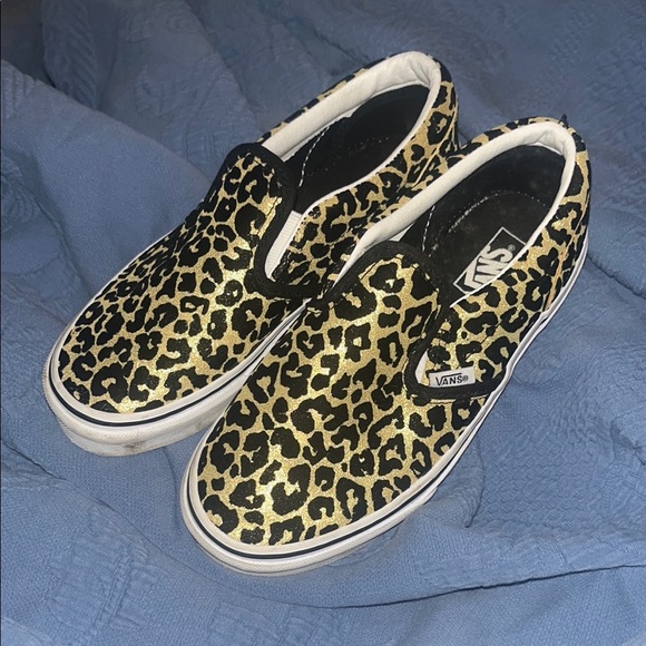 Vans | Shoes | Vans Leopard Print Slipon Sneakers | Poshmark